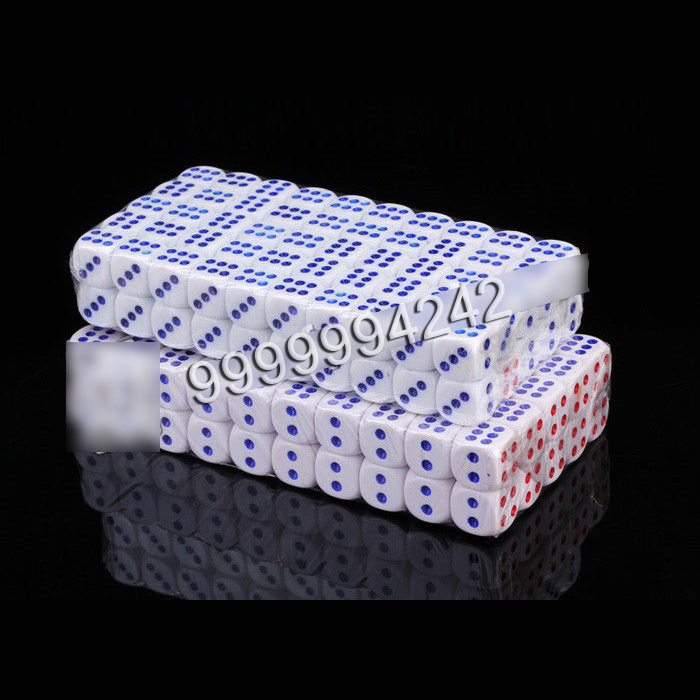 Famous Gamble Cheat Dice 14mm Casino Magic Dice With Liquid Mercury