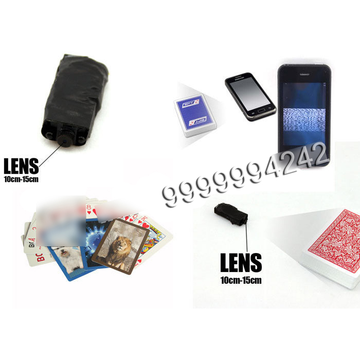 Black Small Box Clip Cuff IR Camera Poker Scanner Cheating Poker Hand ...